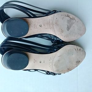 Corso Como | Shoes | Corso Como Black Leather Huarache | Poshmark